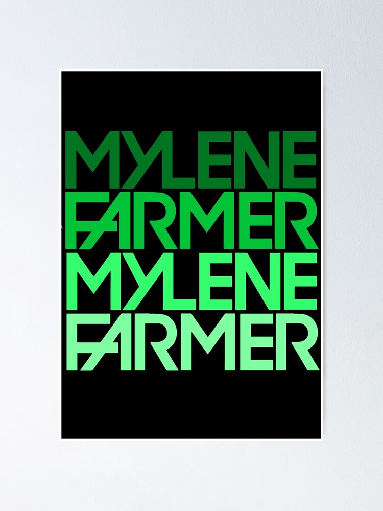 Poster « MYLENE FARMER NEVERMORE 2023 », par SADOKI-SUSHI | Redbubble