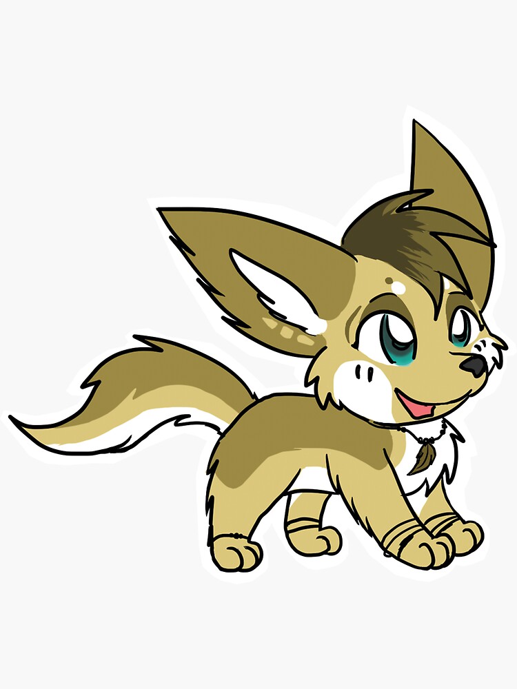 "Chibi Fox" Sticker by Olympus88 | Redbubble
