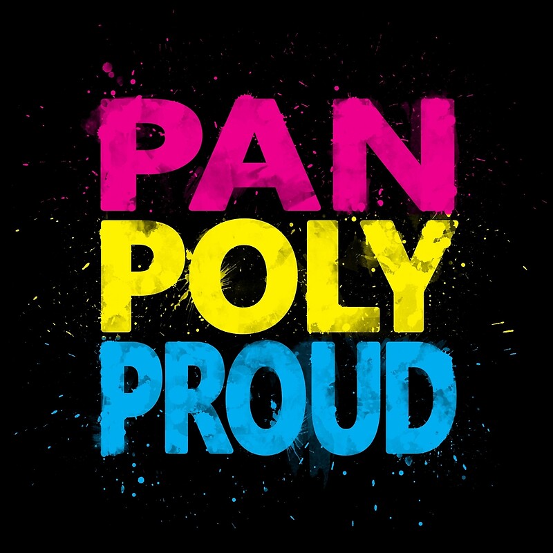 "Pan Poly Proud - Flag Colors" by adriawells | Redbubble