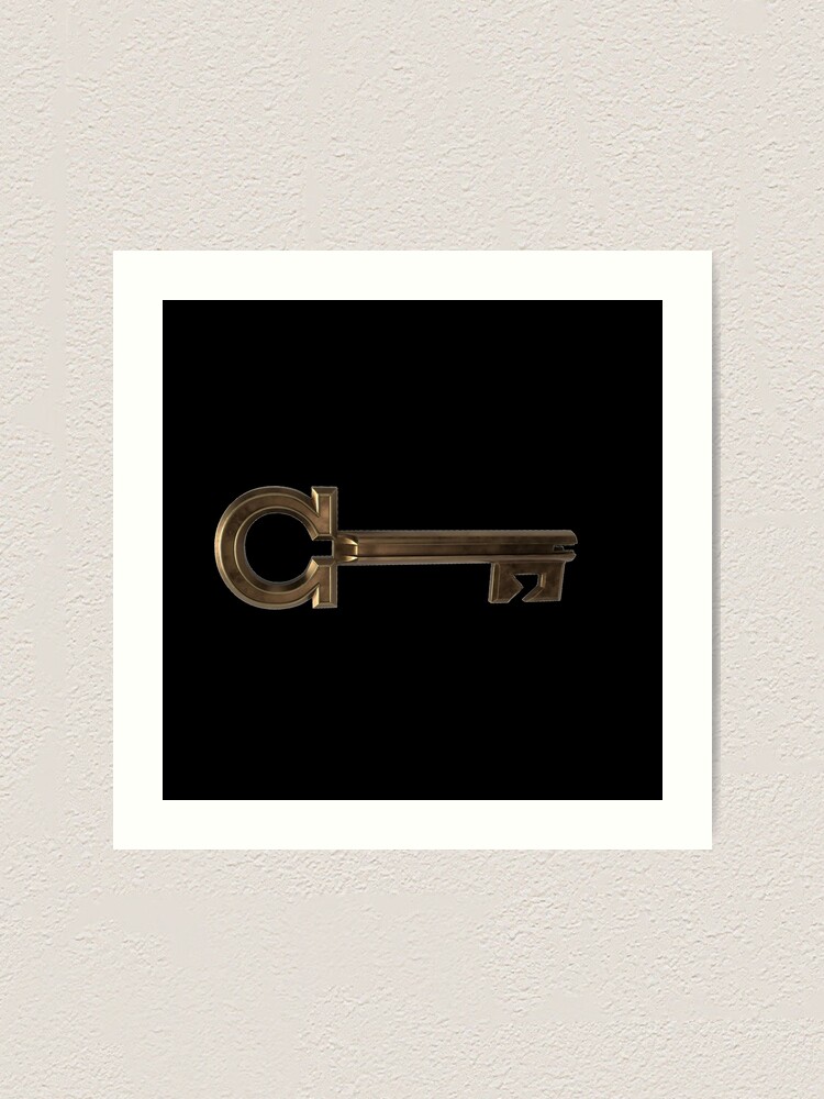 "Omega key from Locke and key" Art Print by GoldenQuotes | Redbubble