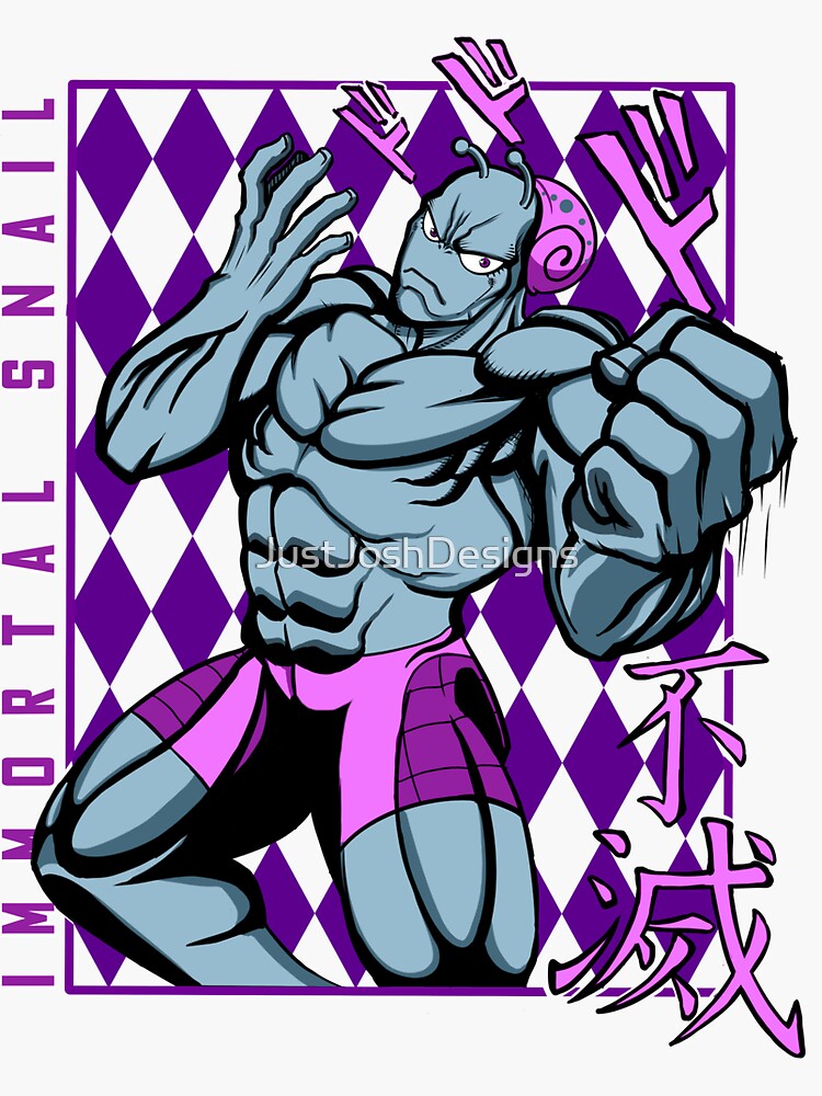 Pegatina «El Caracol Inmortal (El Caracol) anime inspirado meme de ...