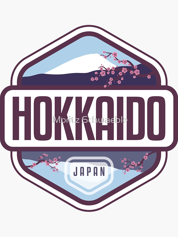 "Hokkaido - Japan" Sticker for Sale by moritzschwaeble | Redbubble
