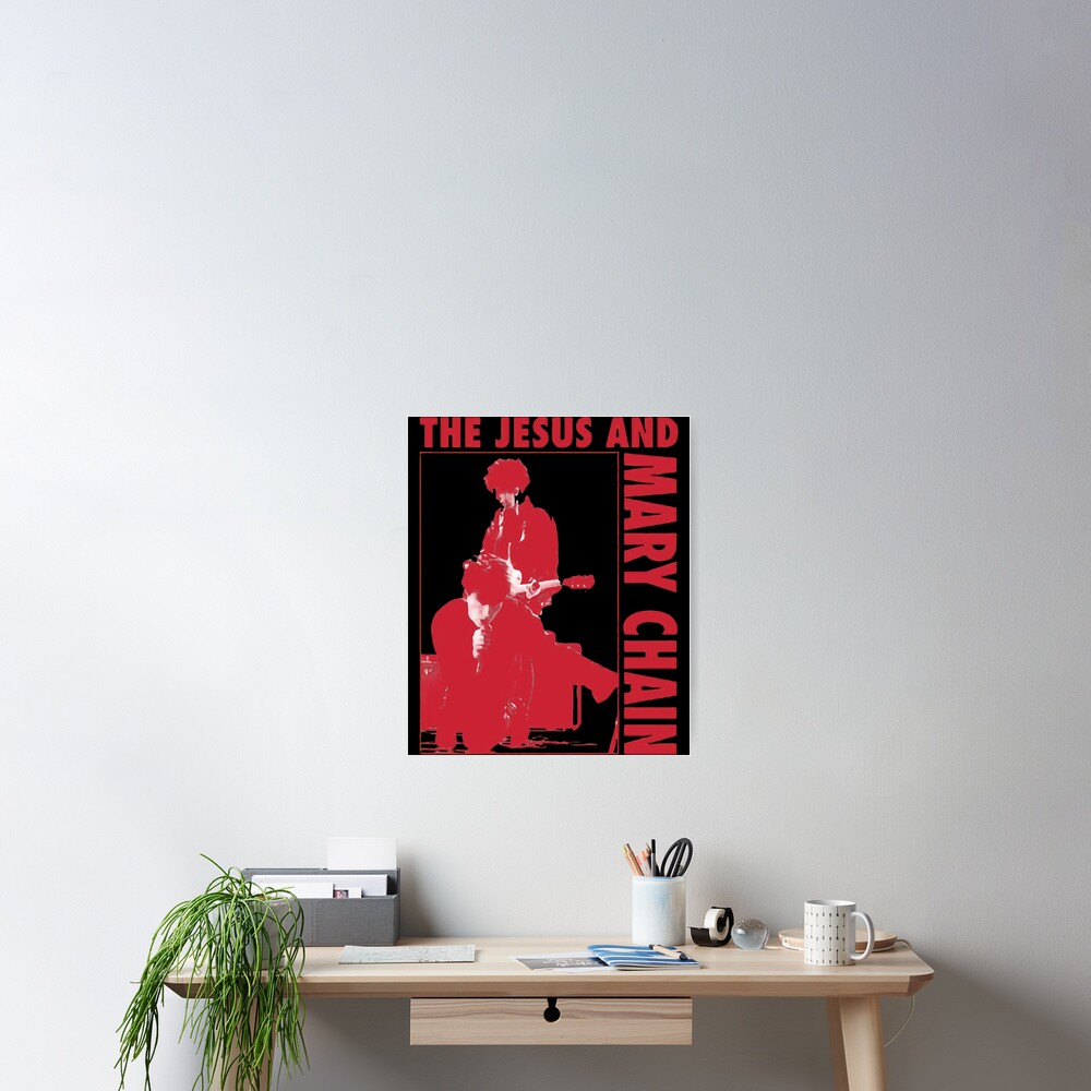 Póster «La camiseta de la cadena de Jesús y MaríaMúsica indie __ La ...