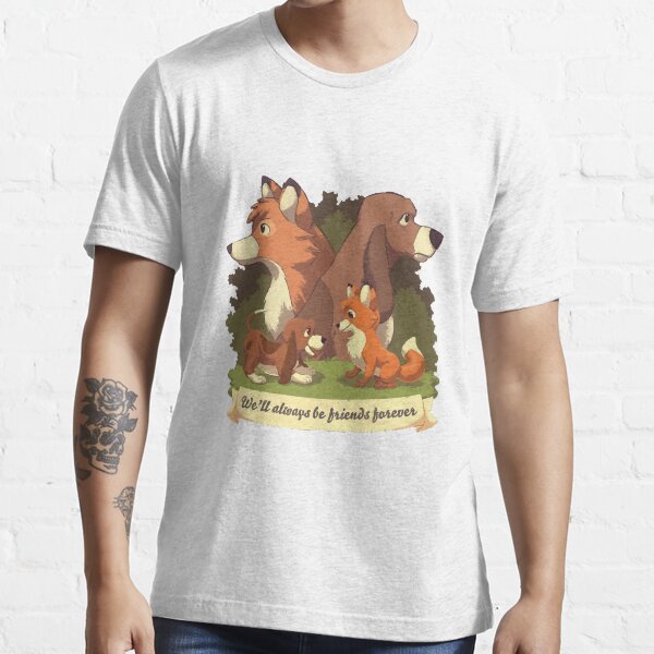 "The Fox and The Hound" T-shirt for Sale by Ankita-077 | Redbubble ...