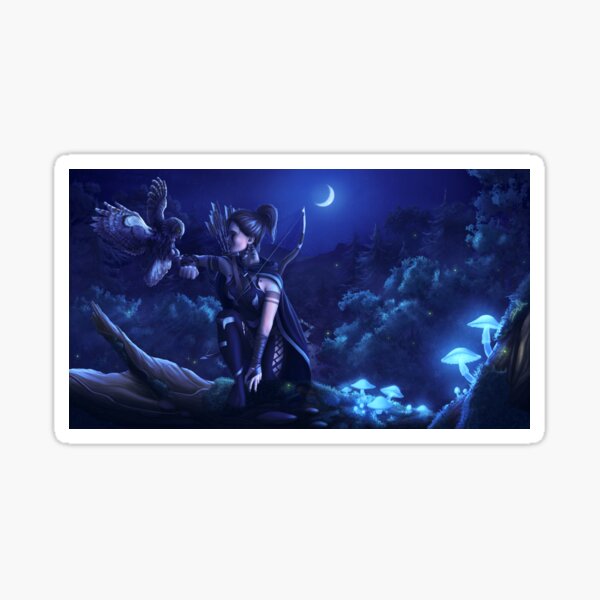 "Tora'el" Sticker by BlueRecluse | Redbubble