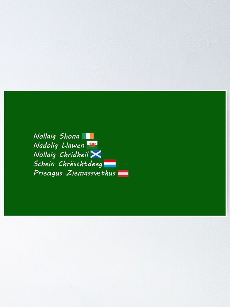 "Nollaig Shona-Nadolig Llawen-Nollaig Chridheil-Schein Chrëschtdeeg ...