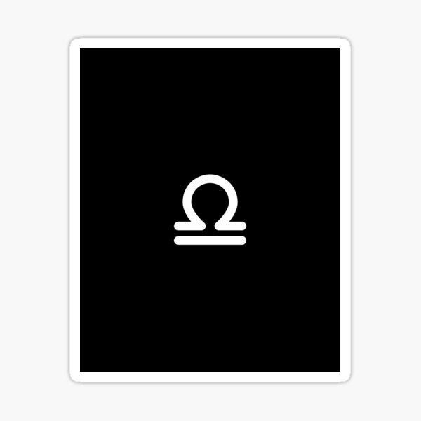"Libra " Sticker for Sale by DIADdisign | Redbubble