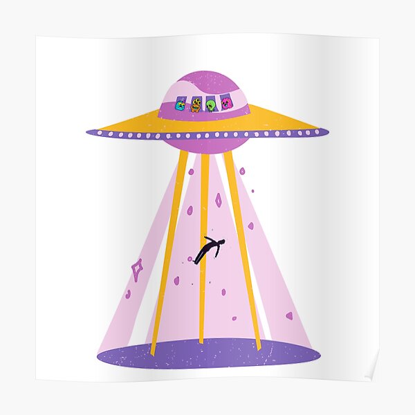 "Alien Abducting" Poster for Sale by tomatosodreh | Redbubble