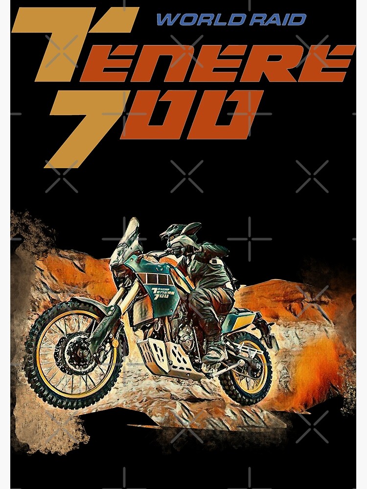 "Yamaha Ténéré 700 T7 rally 2022" Art Print for Sale by Evomotoarte ...