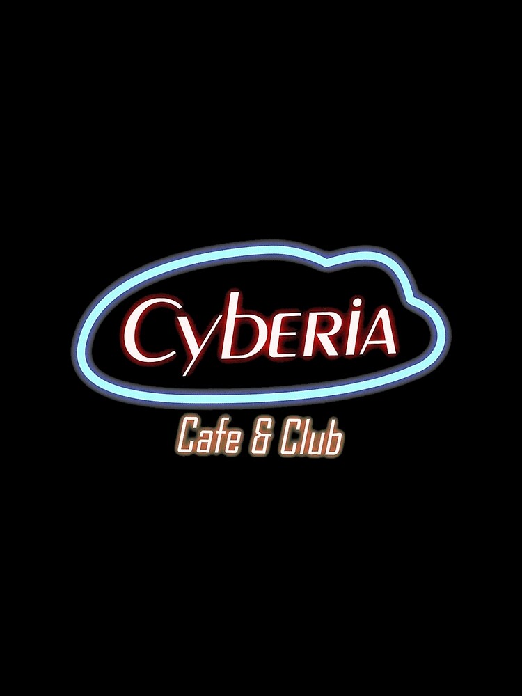 "serial experiments lain cyberia cafe and club logo" Poster for Sale by colinzeal | Redbubble