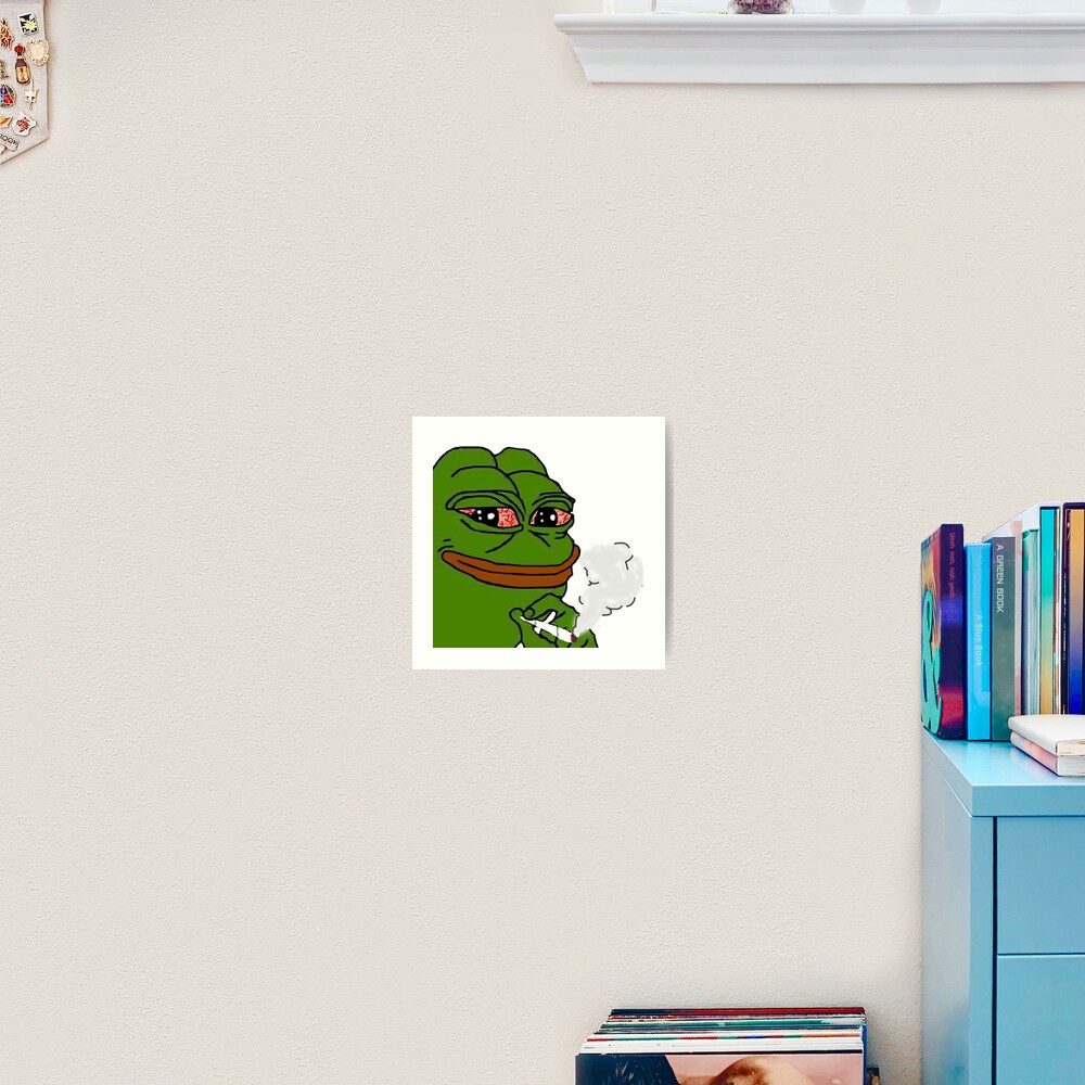 "High Pepe" Art Print by Weeev | Redbubble