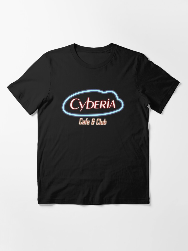 "serial experiments lain cyberia cafe and club logo" T-shirt for Sale ...