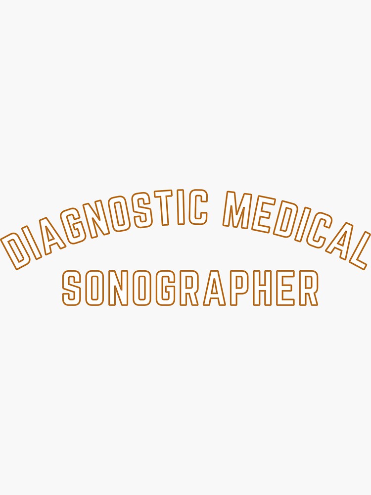 Pegatina «Diseño de ecografista médico de diagnóstico: ecografía ...
