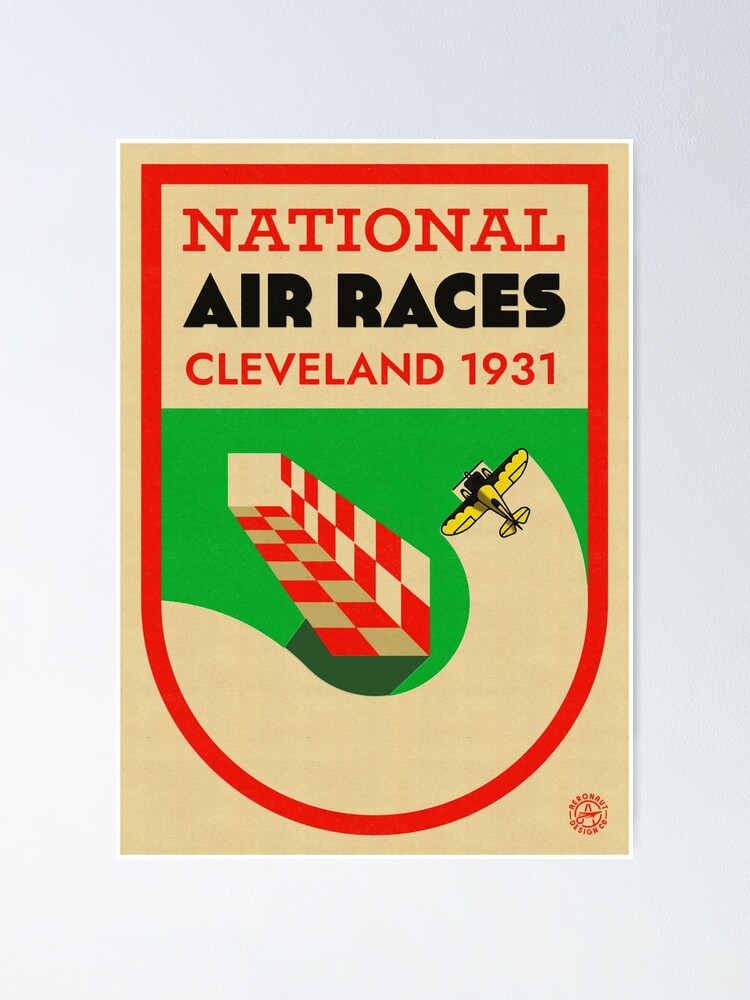 "National Air Races Cleveland 1931 Vintage Print" Poster for Sale by ...
