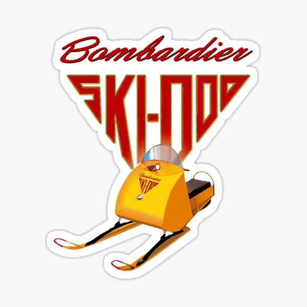 "The Original Vintage Sled" Sticker by Memoryvault | Redbubble