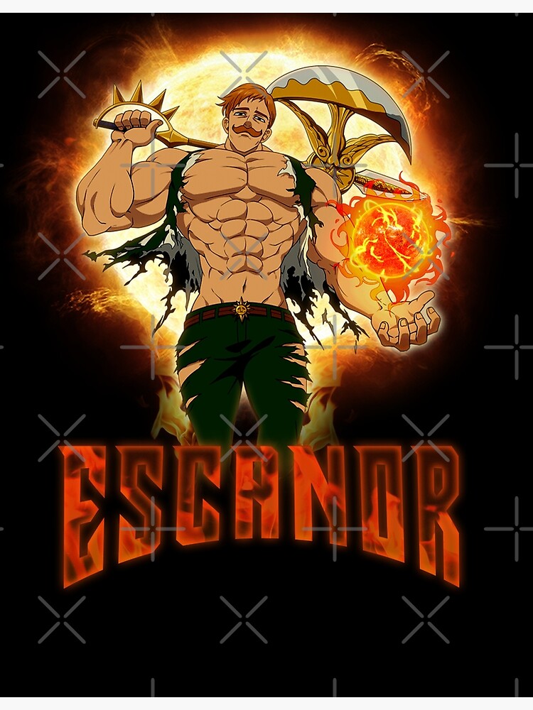 "Escanor the vanity sin / Sun God" Poster for Sale by IsravelStyler ...