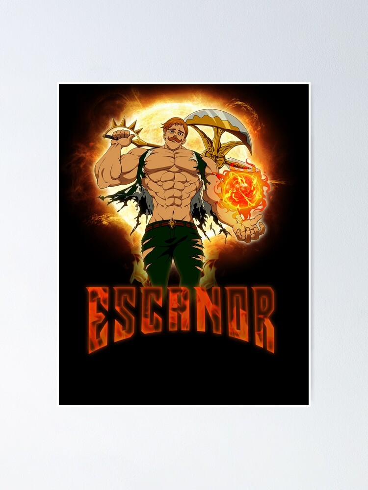 "Escanor the vanity sin / Sun God" Poster for Sale by IsravelStyler ...