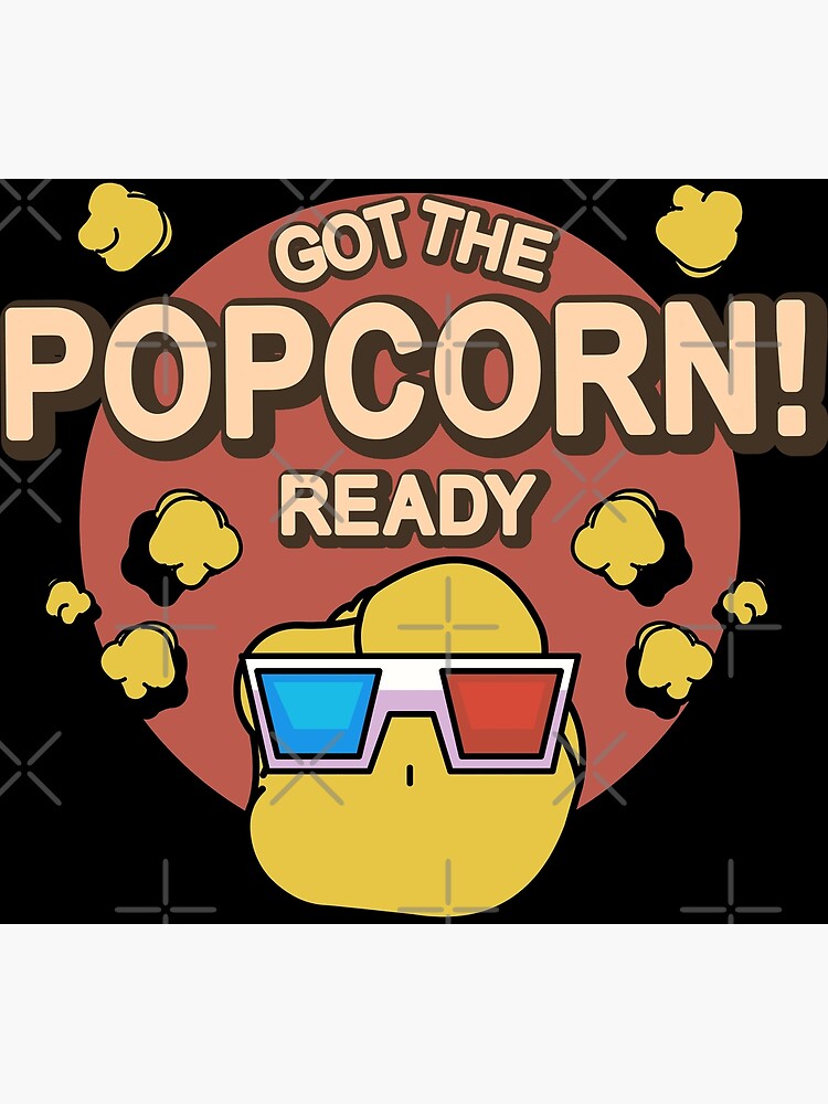 "Got The Popcorn Ready Vintage 3D Style" Poster for Sale by mrbitdot ...