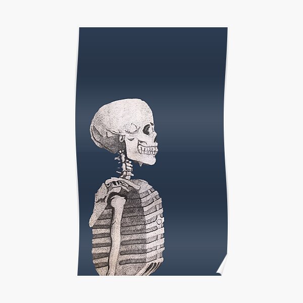 "Skeleton - Microphone Dead man talking about life" Poster for Sale by ...