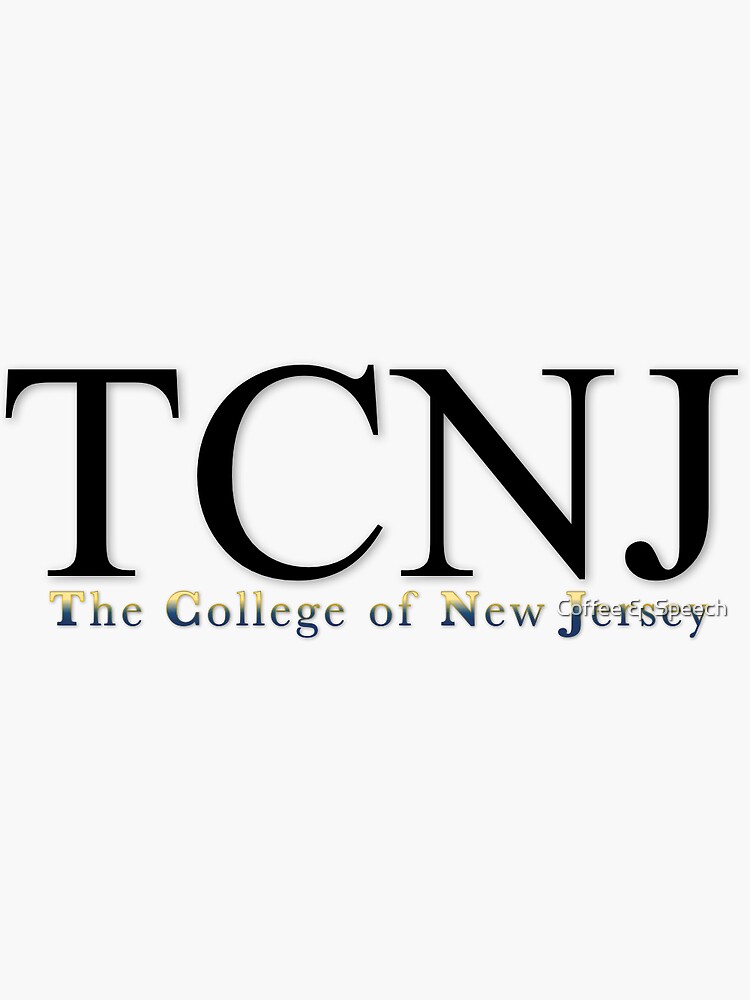 "TCNJ | The College of New Jersey" Sticker for Sale by laurencondoluci ...
