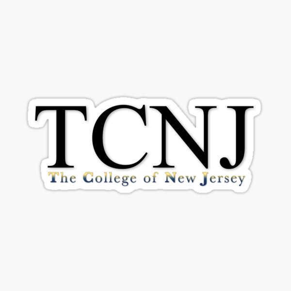 "TCNJ | The College of New Jersey" Sticker for Sale by laurencondoluci ...