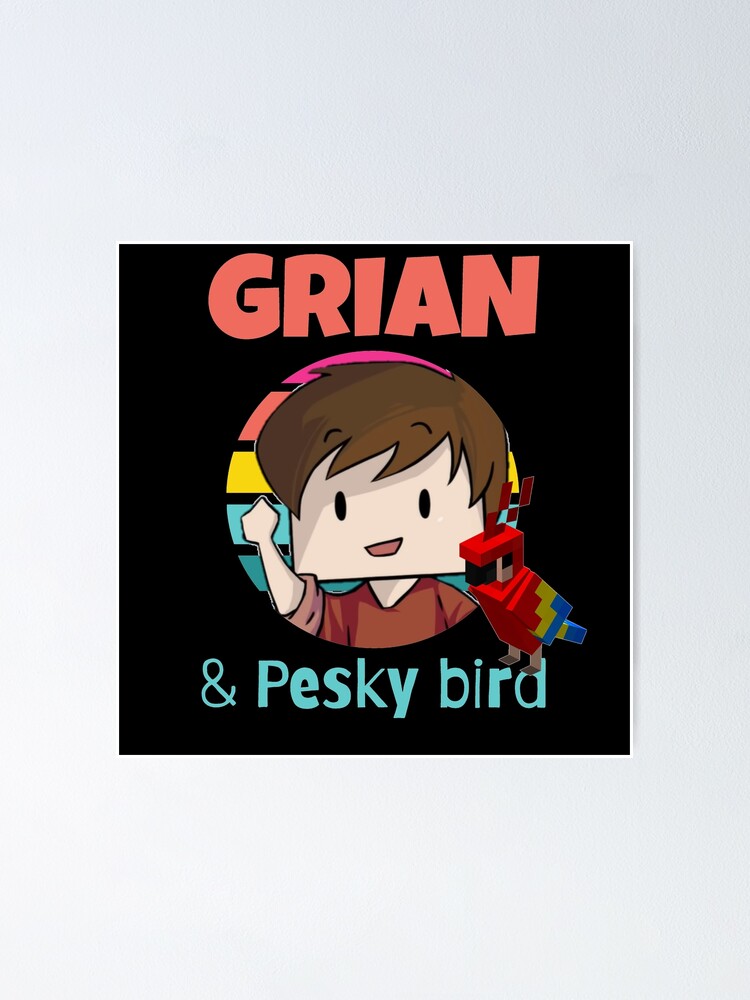 "Grian and Pesky bird" Poster for Sale by yeppashop | Redbubble