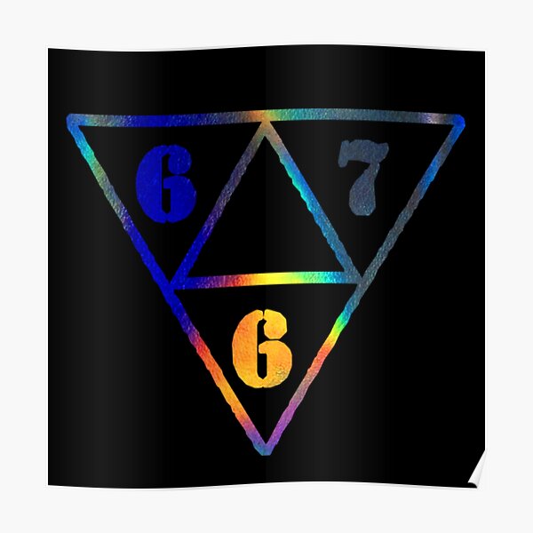 "667 Hologram Color" Poster for Sale by Themagicianfox | Redbubble