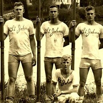 "St. John rowing team photo, vintage rowing crew photo, " Photographic ...