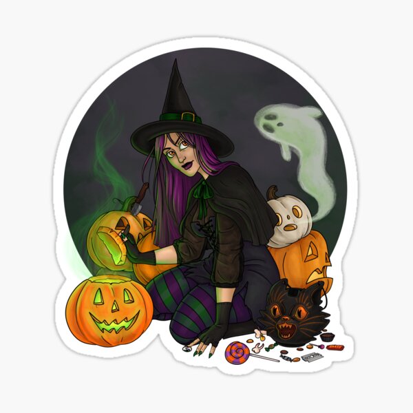 "Spooktober" Sticker by HeatherNoel | Redbubble