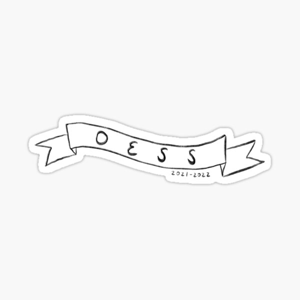 "oess banner" Sticker by itsstephc3 | Redbubble