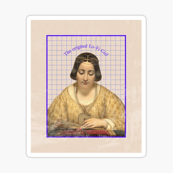 "Lo-Fi Girl" Sticker for Sale by KimiOfficial | Redbubble