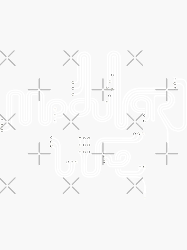 "Modular Synthesizer" Sticker by mewzeek-T | Redbubble