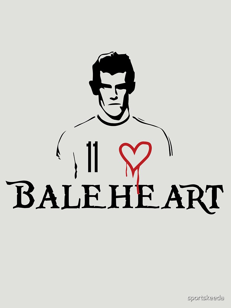 "Gareth Bale Heart" T-shirt by sportskeeda | Redbubble | real t-shirts ...