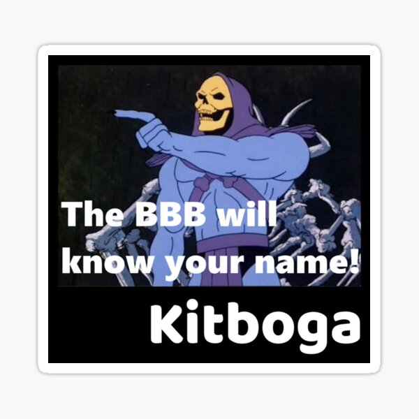 "BBB" Sticker for Sale by Daviscoatings | Redbubble