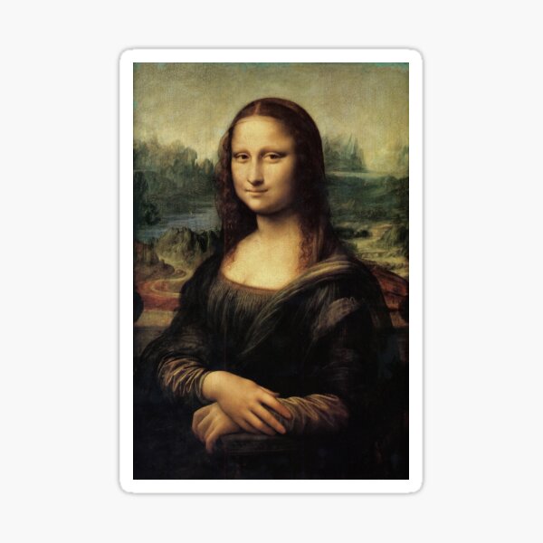 "Mona Lisa" Sticker for Sale by NwokpokuSamuel | Redbubble