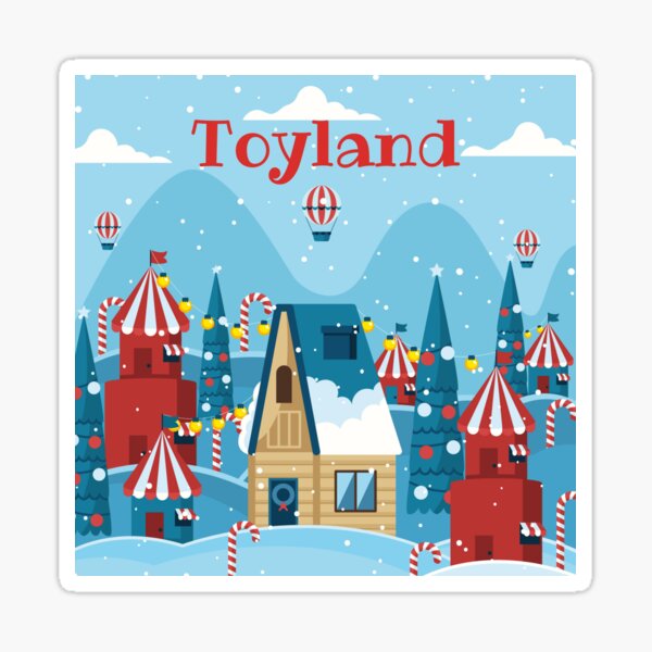 "Toyland" Sticker for Sale by Jgtdkim | Redbubble