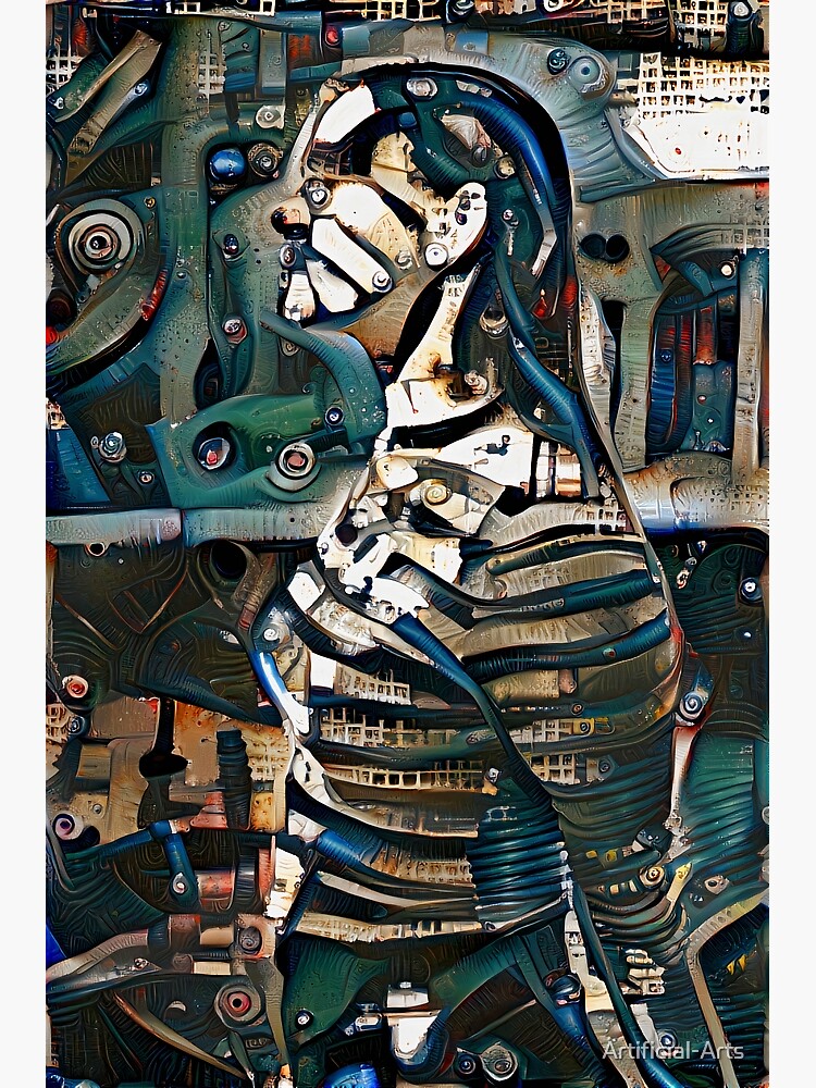 "Dystopian Android Girl | Ai Art" Poster for Sale by Artificial-Arts ...