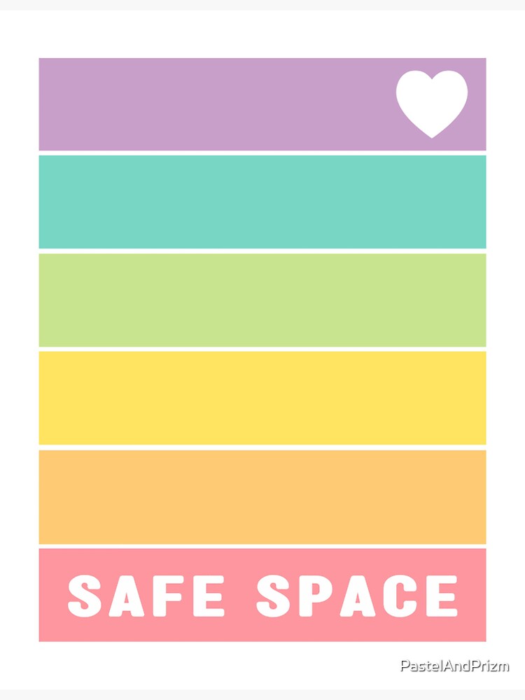 "LGBTQ Safe Space" Sticker for Sale by PastelAndPrizm | Redbubble