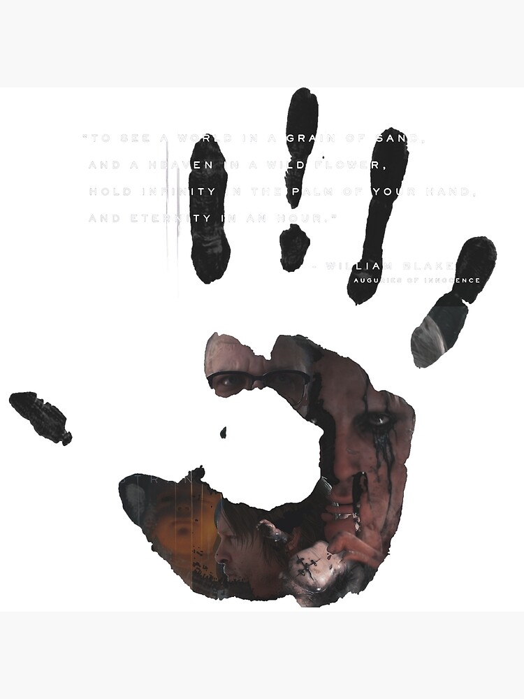 "death stranding hand " Poster by Dumesnake | Redbubble