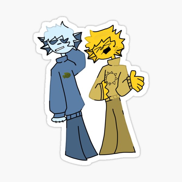 "goodpuffer and angeredfish" Sticker for Sale by green-dusk | Redbubble