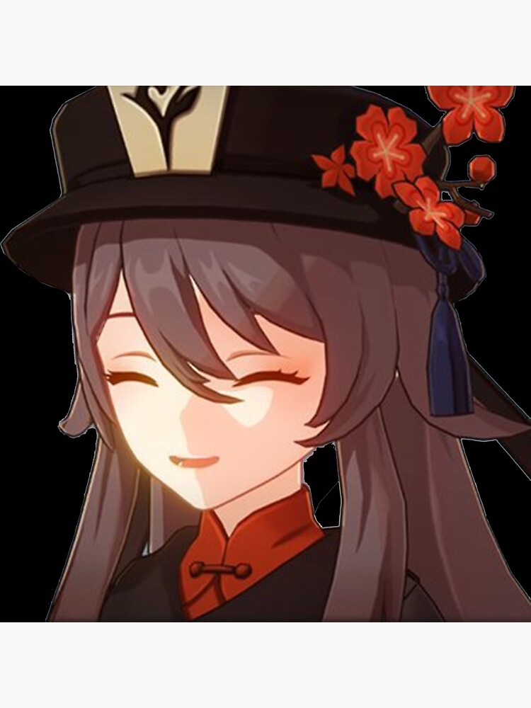 "genshin impact hu tao sticker icons" Art Print for Sale by Animecomic ...