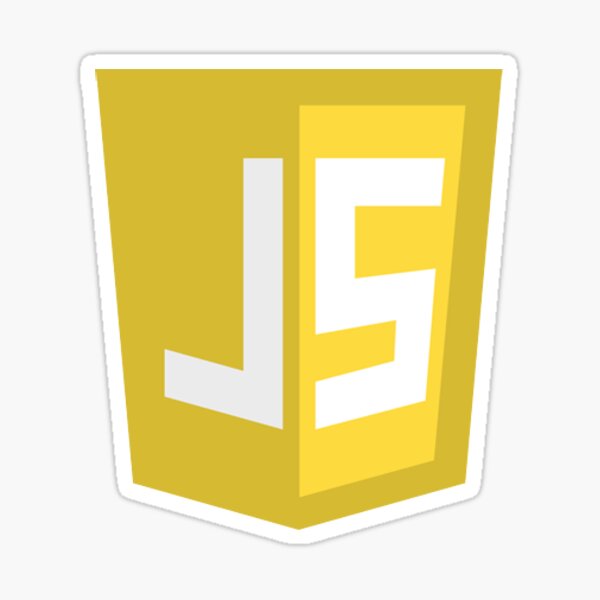 "JS" Sticker for Sale by Lunik | Redbubble
