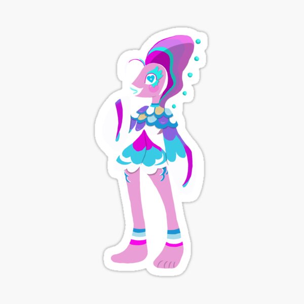 "Sayu Reverse Mermaid (Fixed?)" Sticker for Sale by MarySunshine23 ...