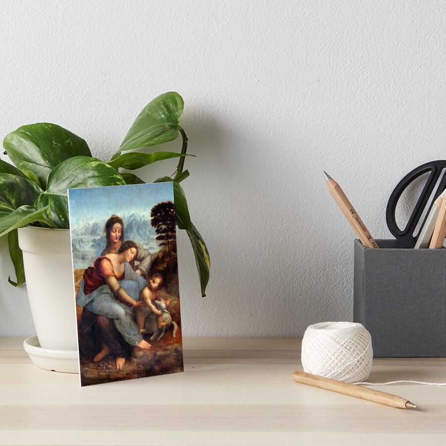"Die Jungfrau und das Kind mit der Heiligen Anna von Leonardo da Vinci - Great Arts ...