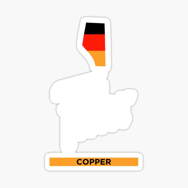 "Fahr Copper" Sticker for Sale by isabelath | Redbubble