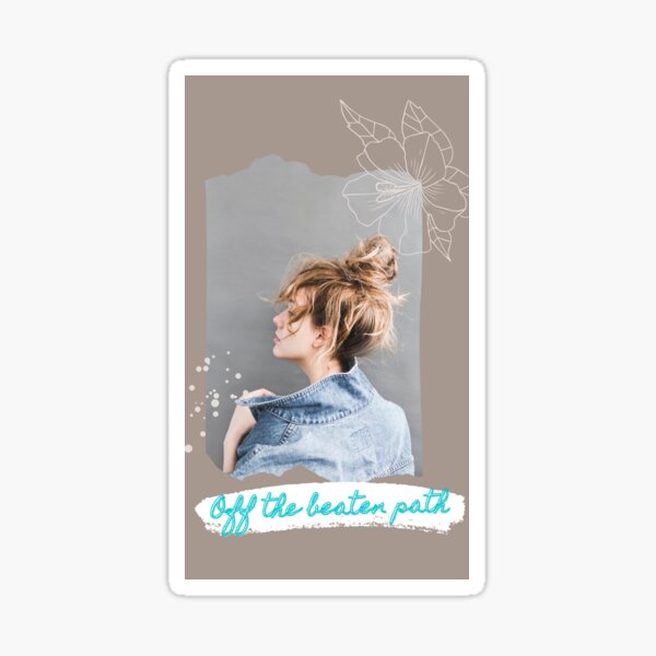 "The best path" Sticker by PoloMarram | Redbubble