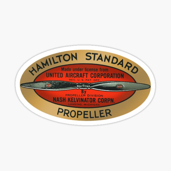 "Hamilton Standard Vintage Propellors " Sticker for Sale by desirex ...