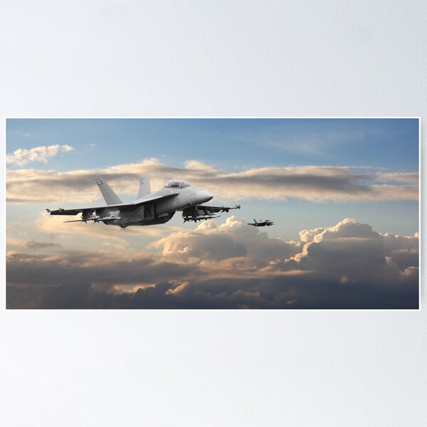 "F18 - Super Hornet" Poster for Sale by warbirds | Redbubble