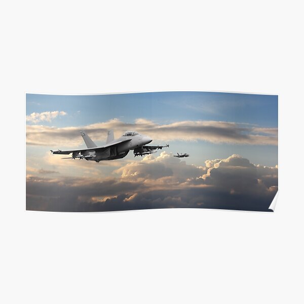 "F18 - Super Hornet" Poster for Sale by warbirds | Redbubble