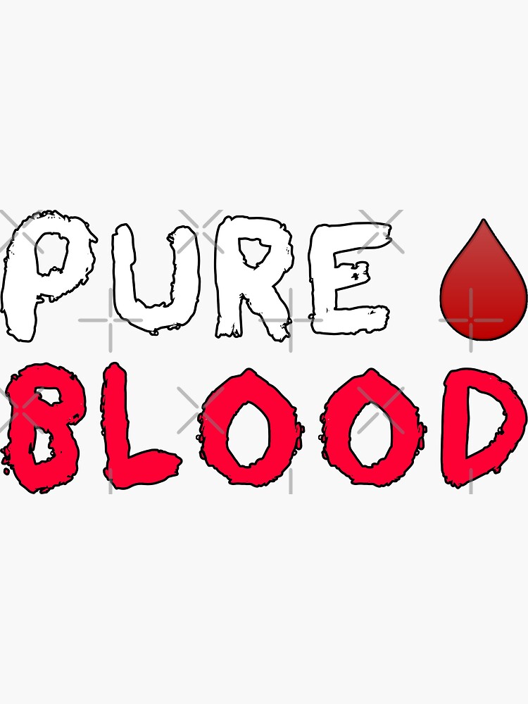 "Pureblood" Sticker for Sale by atoyz | Redbubble
